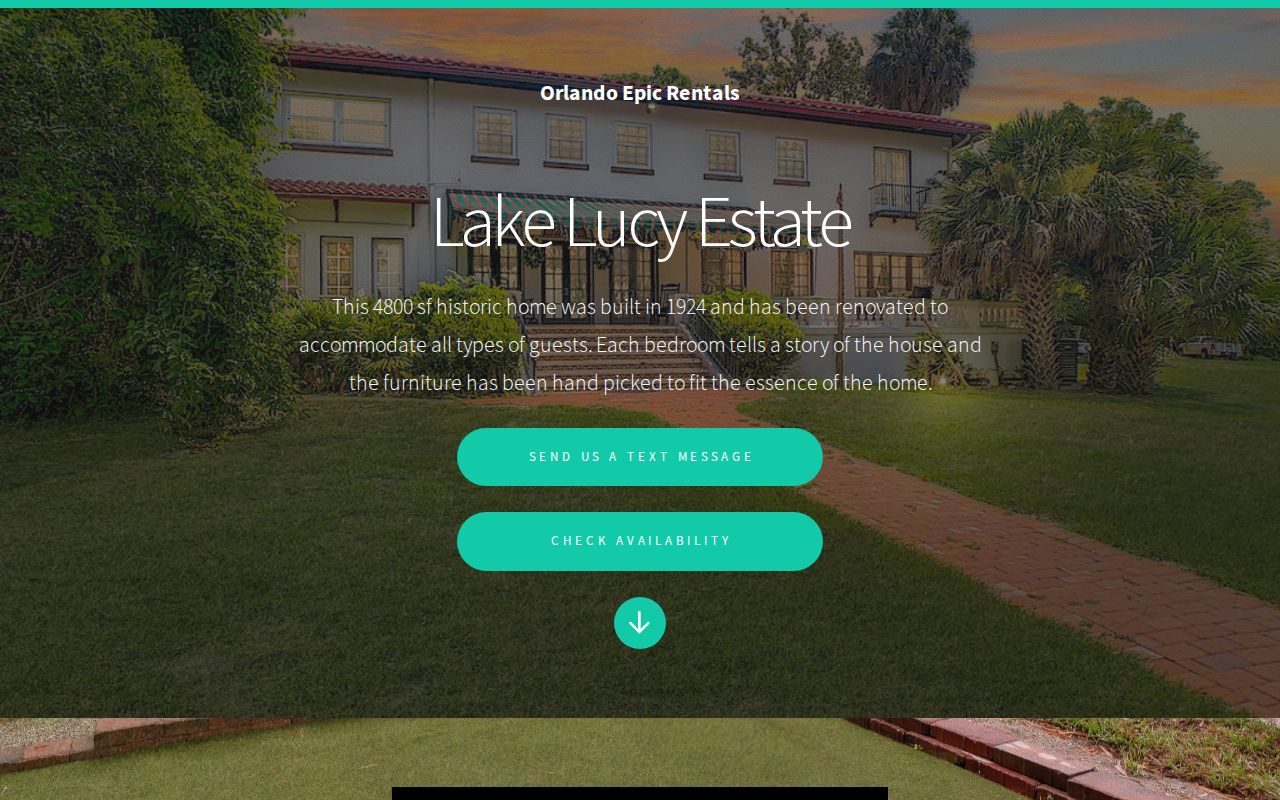 Lake Lucy Estate - Orlando Epic Rentals